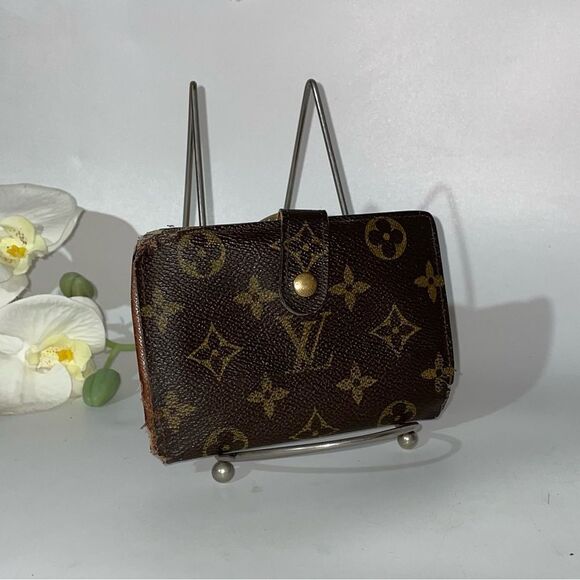 Louis Vuitton | Bags | Authentic Louisvuitton Monogram Kisslock Wallet ...